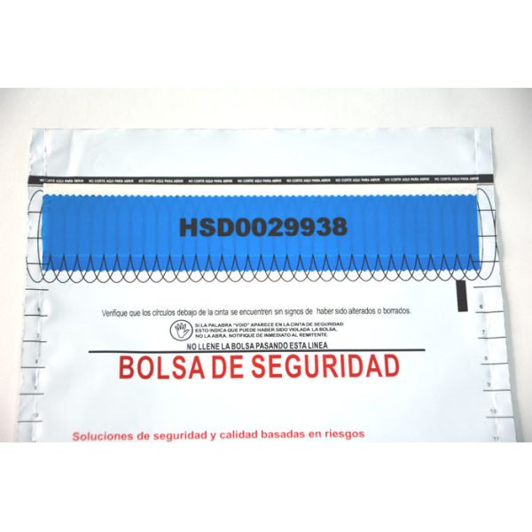 Quality Waterproof Coin Safe Tamper Evident Security Bags Digital Printing for sale