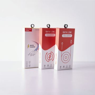 Quality Customized Electronics Products Box Usb Data Cable Packaging Boxes With Blister for sale