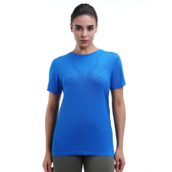 Quality Mesh Panel Compression Top Loose Fit Quick Dry For High Intensity Workouts for sale