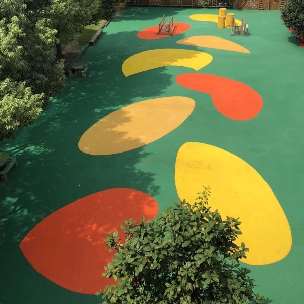 Quality Hydrolysis Resistant Beautiful Playground Rubber Granules For City Walkway for sale