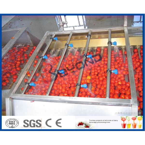 Quality Full / Semi Automatic Tomato Processing Equipment For Tomato Processing Plant for sale