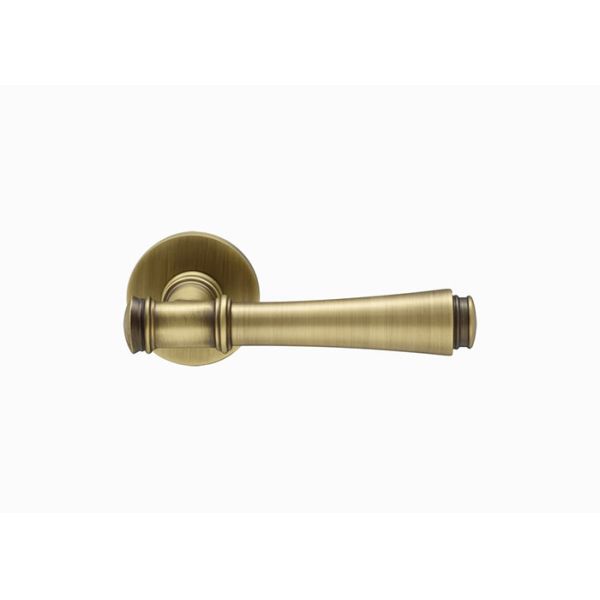Quality Interior Euro Black Polished Brass Door Handles 67mm For Wooden Door for sale