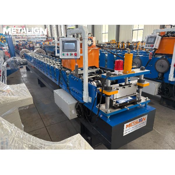 Quality Windproof Standing Seam Roll Forming Machine With Chain Drive And 18 Stations for sale