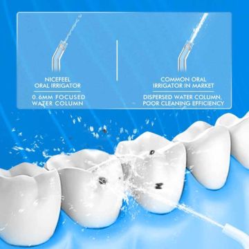 Quality Lightweight 228g Cordless Water Flosser Oral Irrigator Magnetic Charging for sale