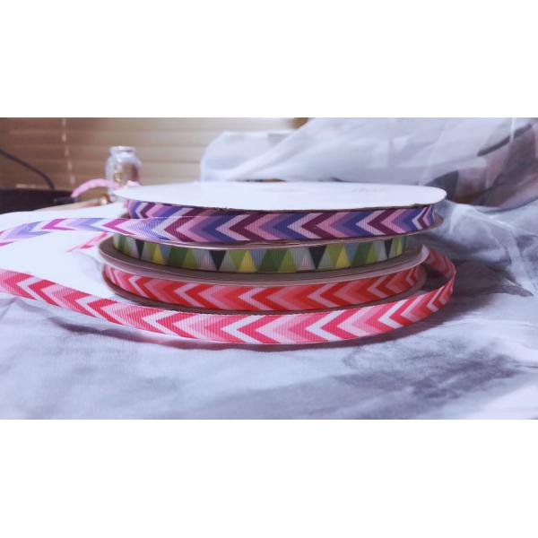 Quality Customized Print Satin Grosgrain Ribbon with Logo For Wrapping Decoration for sale