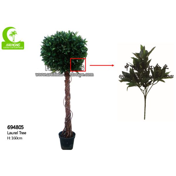 Quality No Nursing Height 160cm Artificial Topiary Tree For Restaurant for sale
