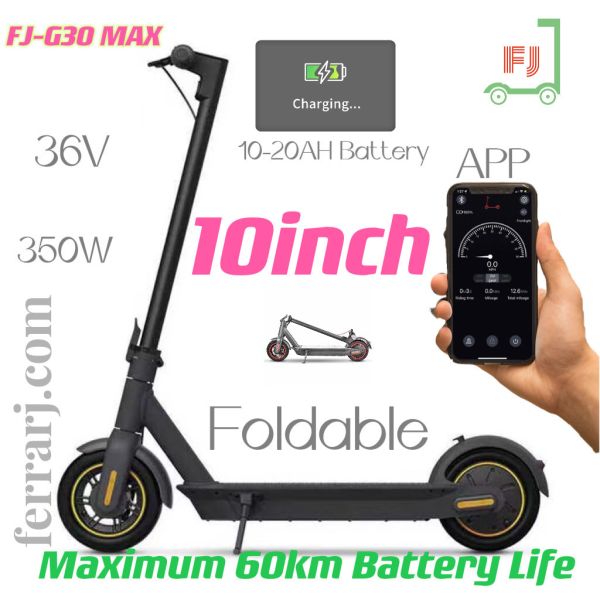Quality Ferrarj.com Segway Ninebot G30 Max Same Model Folding Electric Scooter China Factories Supplier Foldable E Scooters for sale