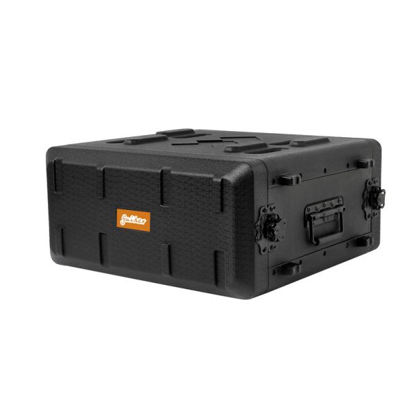 Quality PE 15" Depth 4U Space Flight Rack Case Black 480X390X178MM for sale