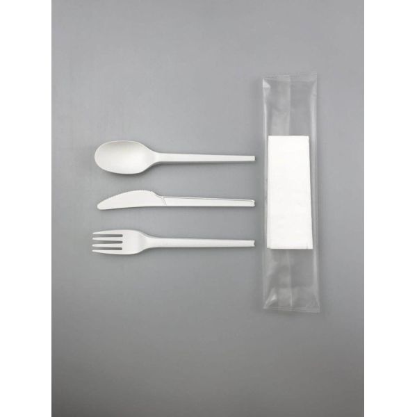 Quality Disposable Spoon Fork Knife Set Biodegradable Option for Catering and Buffet for sale