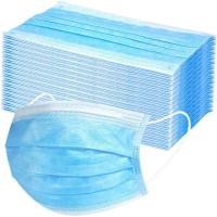 Quality Blue Hospital Face Masks Machine Made Doctor Use High Bacterial Particle for sale