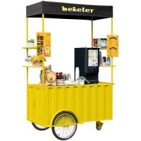 Quality USA Market Customize Ice Cream Bicycle Food Carts with 100kg Capacity for sale