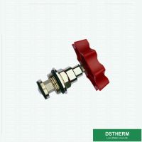 Quality Threaded Plastic Ppr Stop Valve Handle With Brass Cartridges for sale