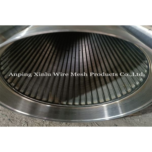 Quality 0.5mm Slot Johnson Type Wedge Wire Screen Filter Stainless Steel for sale