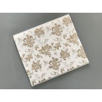 Quality 10 Inch Gold Leaf Ceiling PVC Panels Easy to Connect For Wall and Ceiling for sale
