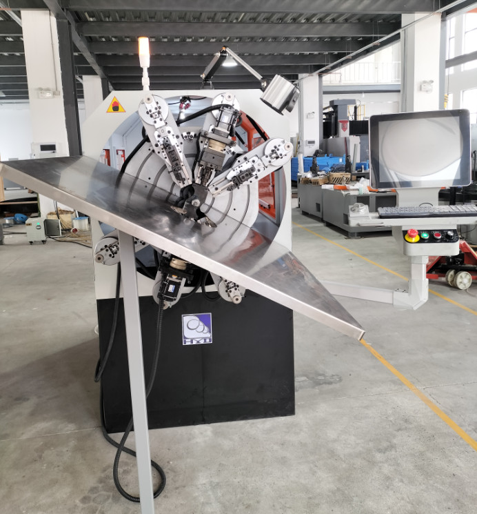 Quality 0.3 - 2.5mm Wire Forming Multifunction CNC Spring Making Machine With Servo for sale