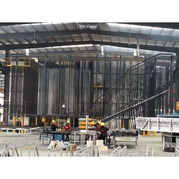 Quality Vertical Powder Coating Production Line Equipment For Aluminum Profiles for sale