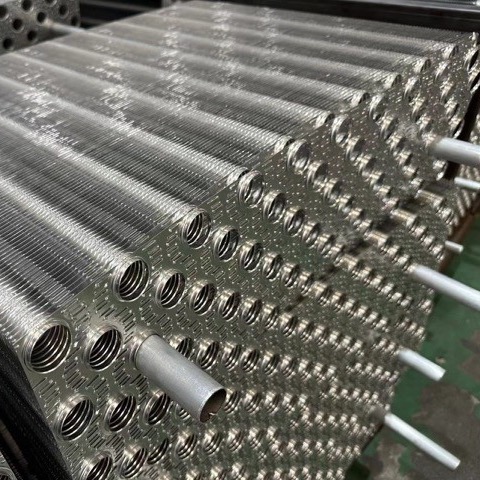 Quality Heat Transfer Louvered Fins Air Conditioning Condenser 21*12.7mm for sale