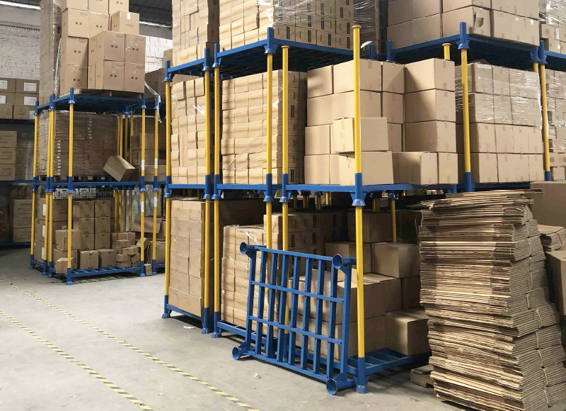 Round  Post Pallet Stacking rack
