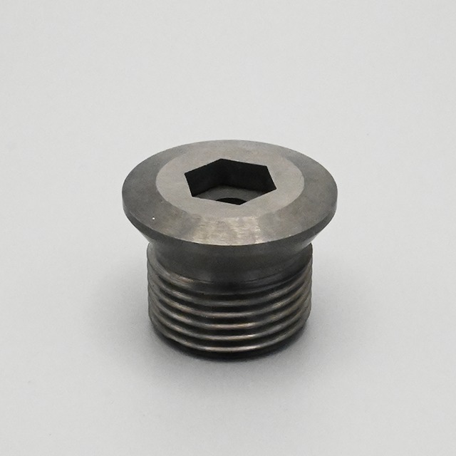 Quality Custom Cemented Tungsten Carbide Alloy Spiral Thread Inner Hexagonal Head Water for sale