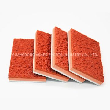 Quality Full Pour IAAF 400m Standard Track Surface PU Rubber Playground Use for sale