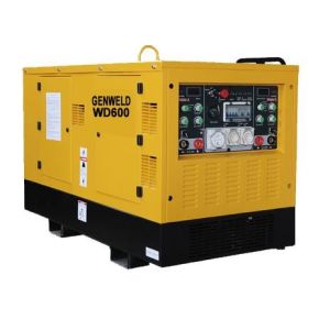 Quality Diesel Welder Generator with 60% Duty Cycle 25Kw Power Output and 1580x800x1050m for sale