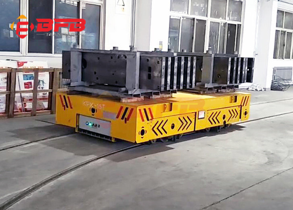 20t Capacity  Large Bearing Steel Industry Warehouse Work Battery Transfer Cart For Material Handling