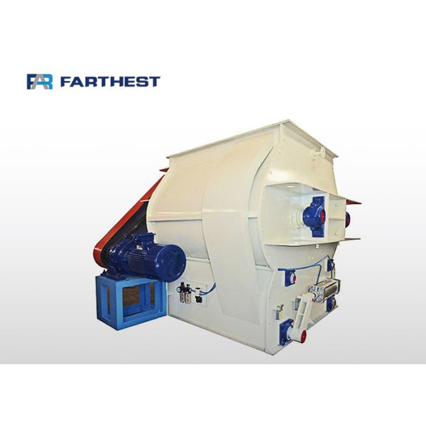 Quality Double Shaft Livestock Feed Grinder Mixer For Pellets Powder Materials for sale