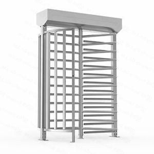 Quality Station Full Height Turnstile Gate Fingerprint Face Recognition Supported for sale