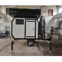 Quality Cellular Service Tower Portable Cell Tower 10m COW Cell On Wheels Telescoping for sale