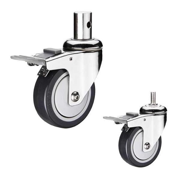 Quality 300lbs Capacity 5 Inch Polyurethane Wheels , ISO9001 Industrial Polyurethane for sale