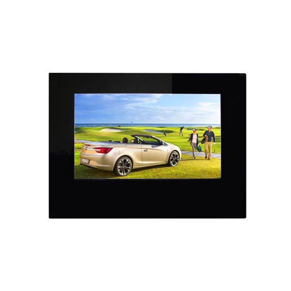 Quality White Super Slim Wall Mounted Digital Signage Indoor LCD Advertising Display for sale