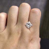 Quality 3.32CT F VS1 EX VG CVD Princess Lab Diamond IGI Certificated LG628422058 for sale