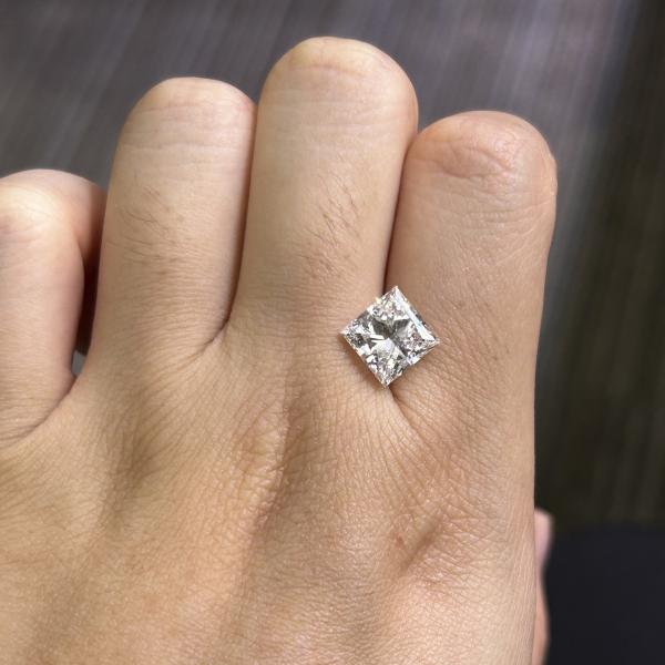 Quality 3.32CT F VS1 EX VG CVD Princess Lab Diamond IGI Certificated LG628422058 for sale
