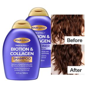 Quality Strengthen Hair Prevent Hair Loss Biotin Collagen Hair Growth Shampoo Private for sale