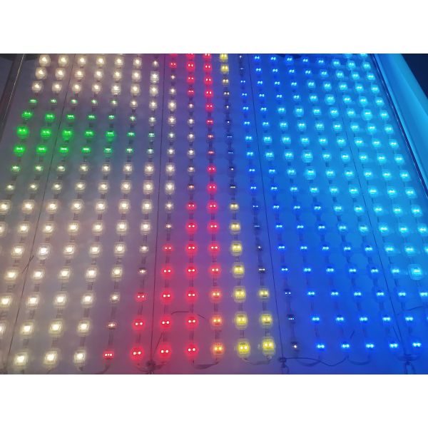 Quality LED Injection Grille Screen Transparent For Flexible Advertising Media for sale