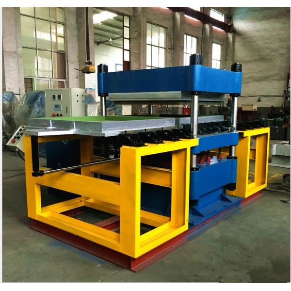 Quality Playground Tile Rubber Vulcanizing Press 1100x1100mm Rubber Tile Press for sale