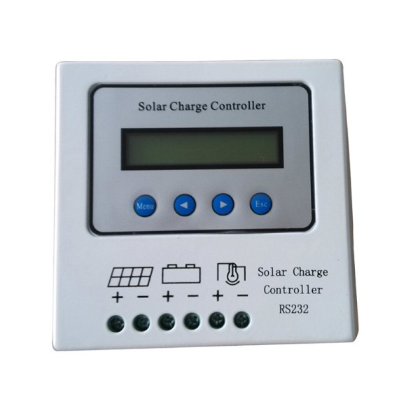 Quality 500W 1000W PWM Solar Charge Controller 30A 12V 24V RS232 LCD Screen for sale