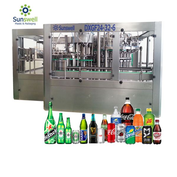 Quality Juice Carbonated Drink Water Bottle Filling Machine Aluminum Tin Can Making Machine for sale
