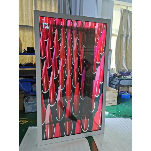 Quality Indoor 3840x2160 85in Transparent LCD Display IR Touch FCC for sale
