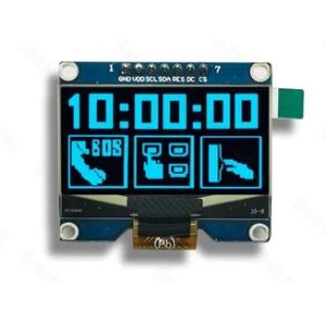 Quality 3.3V 1.54 Inch OLED Screen 128x64 White Blue Yellow With SPD0301 Driver IC for sale