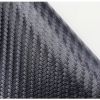 china Flame Retardant Black PVC Leather 0.6mm Carbon Fiber Embossed Leather