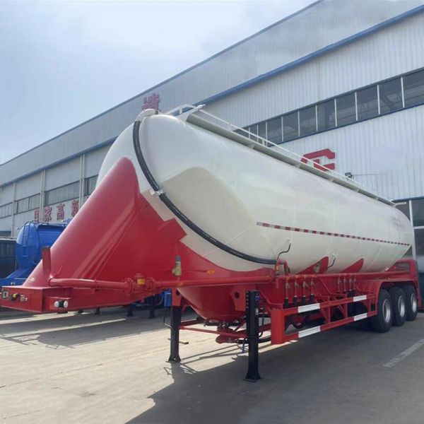 Quality CIMC High Tensile Low Carbon Alloy Steel 40cbms 3-axle W Shape Bulker Carrier Cement Semi-trailer for sale
