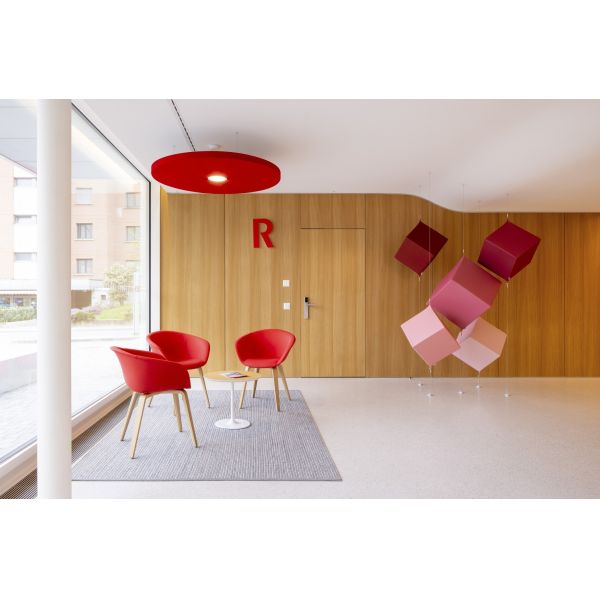 Quality Office lobby wall panel seamless oak veneer NANO microperfroated soundproofing board for sale