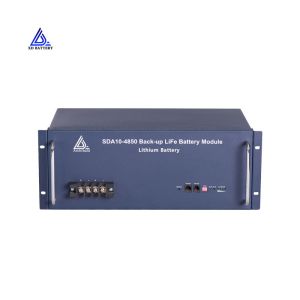 Quality Custom Rechargeable Lifepo4 Li Ion Telecom Tower Battery 48v 50ah Akku With LED for sale