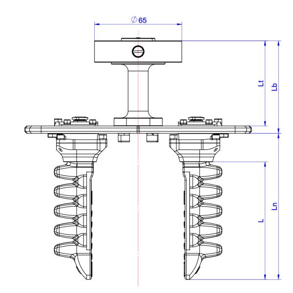 Quality ISO9001 4200g Universal Soft Pneumatic Gripper for sale