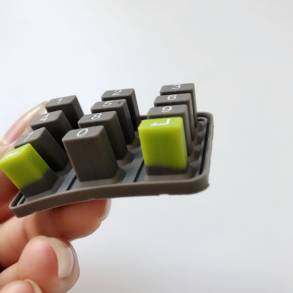 Quality Leadtime 7-15days Digital Silicone Buttons Customized for Multiple Devices for sale