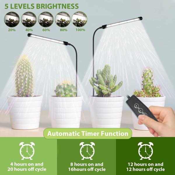 Quality 53*42*51cm LED Growth Lamp Small Plants 5 Level Dimming Seed Grow Light for sale