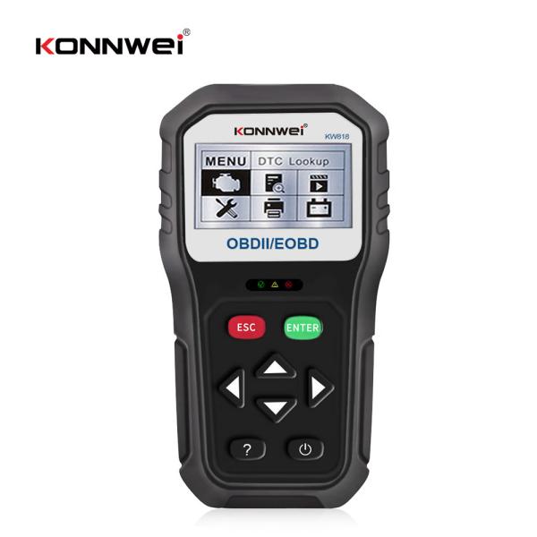 Quality 16 Pin Konnwei Car Diagnostic Scanner One-click I/M Readiness OBD2 Code Reader for sale