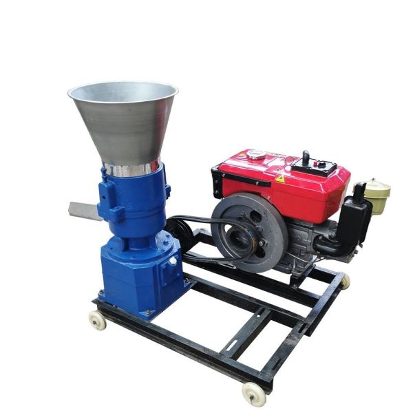 Quality Animal Poultry Fish Feed Making Machine / Wood Pellet Making Machine for sale