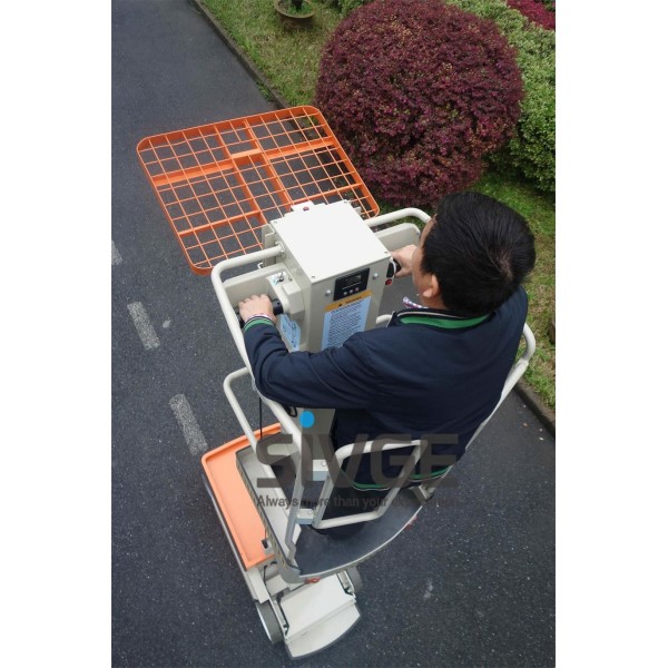Quality 5.1m Working Height Aerial Order Picker Electric Cargo Handling Work Platform for sale
